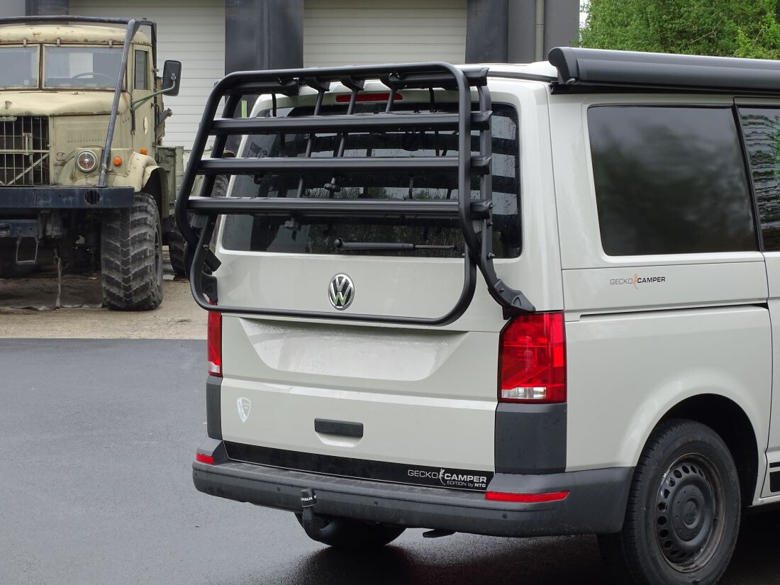 Original VW T6 Fahrradträger Heckträger - Schwarz Pulverbeschichtet