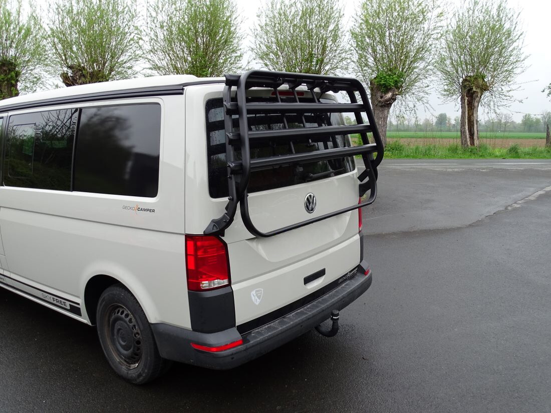 Original VW T6 Fahrradträger Heckträger - Schwarz Pulverbeschichtet