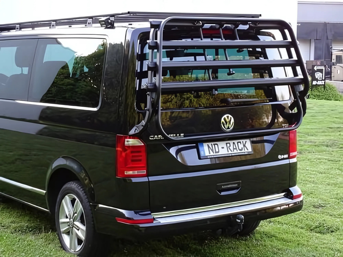 Original VW T6 Fahrradträger Heckträger - Schwarz Pulverbeschichtet
