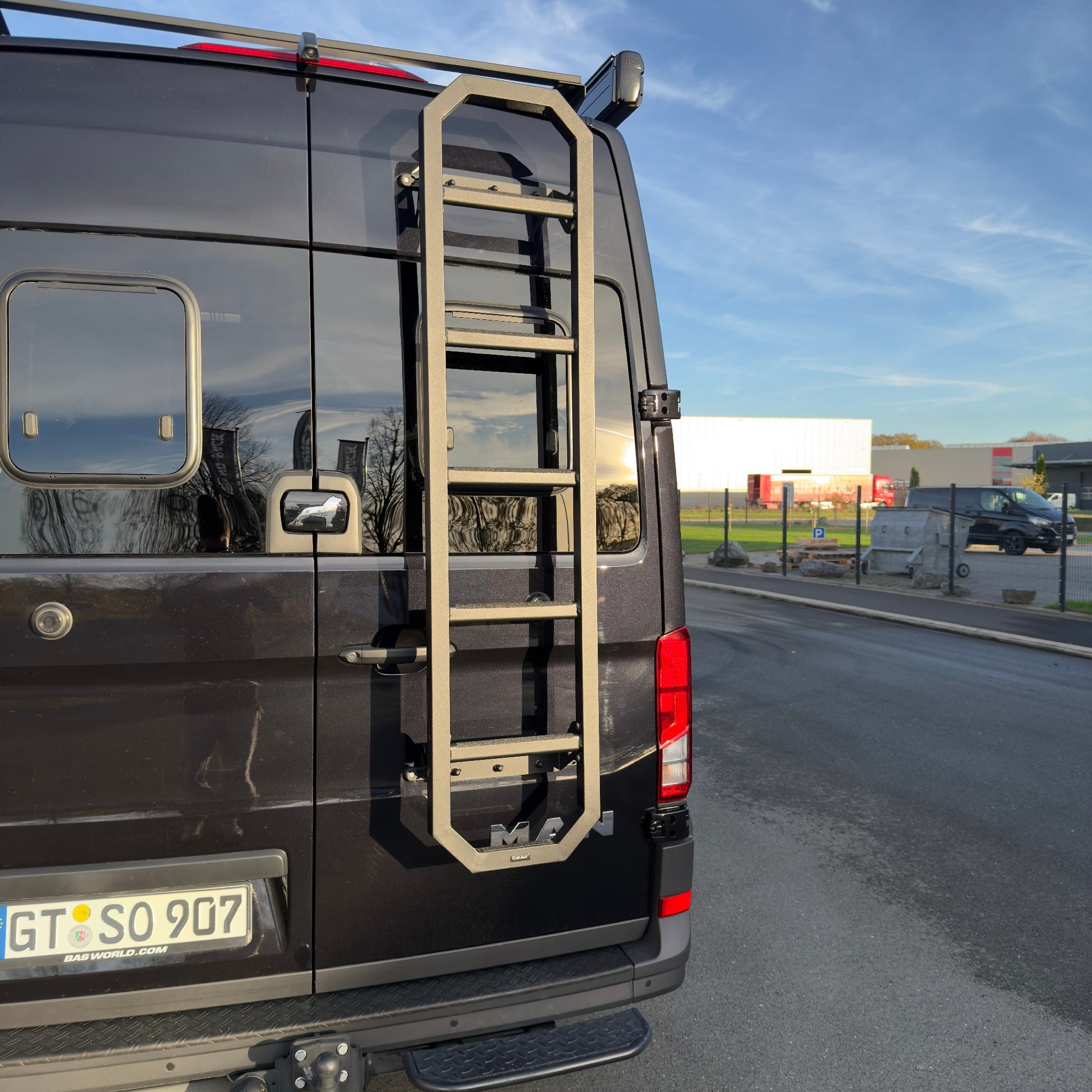 ND-Rack Mercedes Sprinter V2 Heckleiter Schwarz
